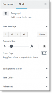 Gutenberg Text Editor Tour | BlogAid
