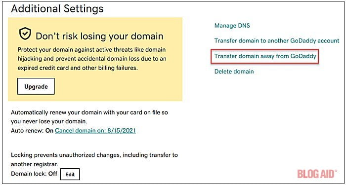 How to Transfer Domain from GoDaddy to Namecheap | BlogAid