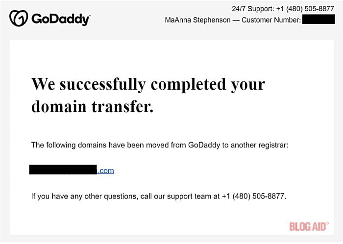 How to Transfer Domain from GoDaddy to Namecheap | BlogAid