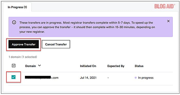 How to Transfer Domain from GoDaddy to Namecheap | BlogAid